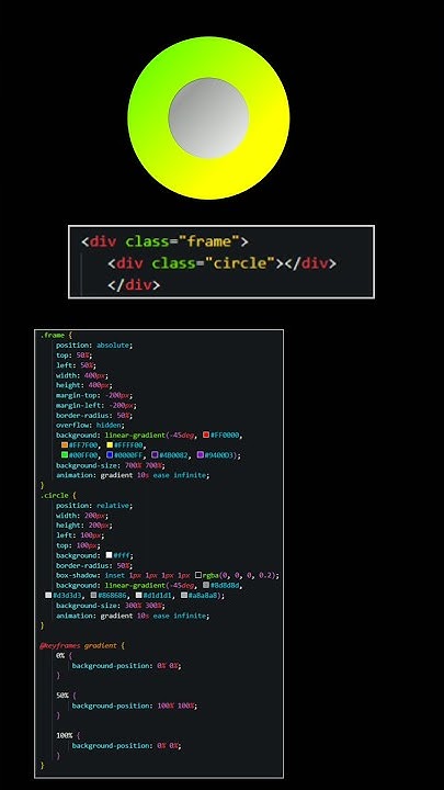 Color Gradients Animation in Html css 🔘 #css #animation #shorts - YouTube