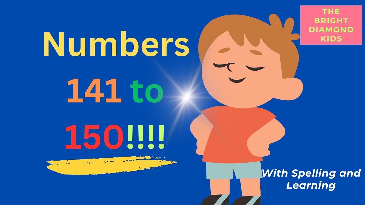 Count numbers 141 to 150 | Easy Kids' Educational Video in English ...