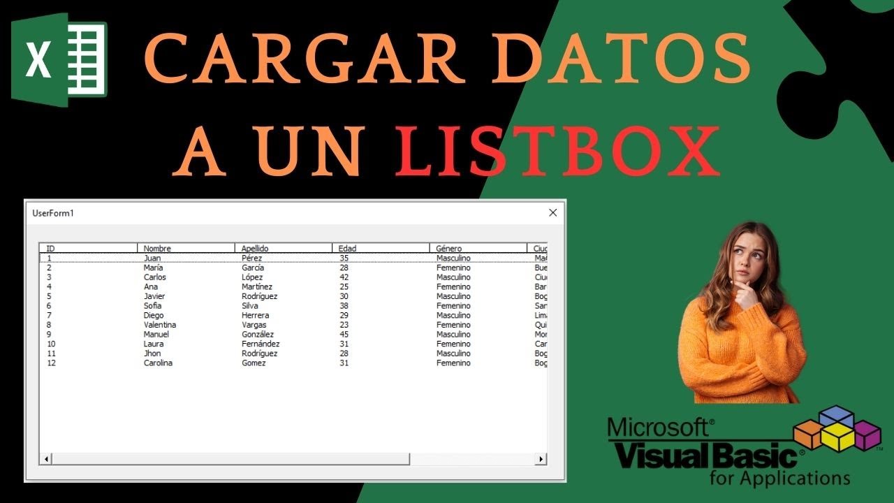 馃煝 8 C贸mo Importar Datos De Excel A Un Listbox En Un Formulario Curso