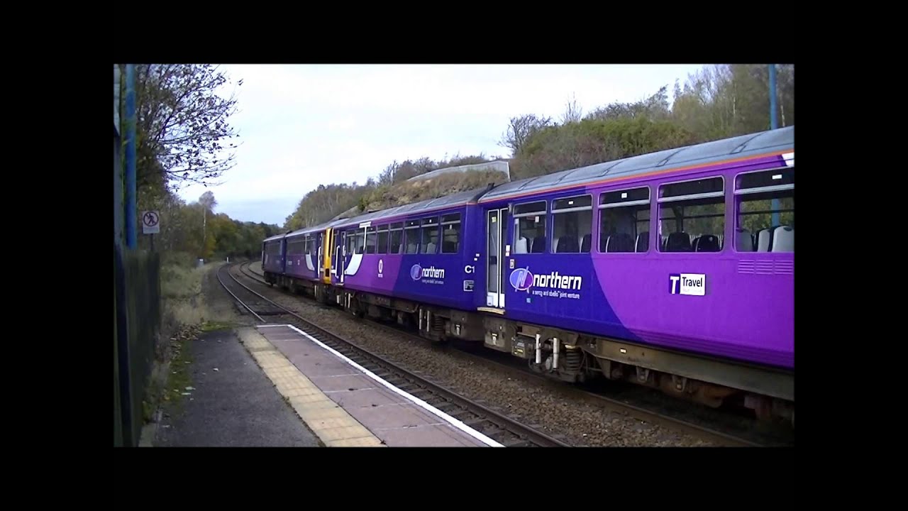 Northern Rail 144012 & 144013 - Double into Darton 07/11/12 - YouTube