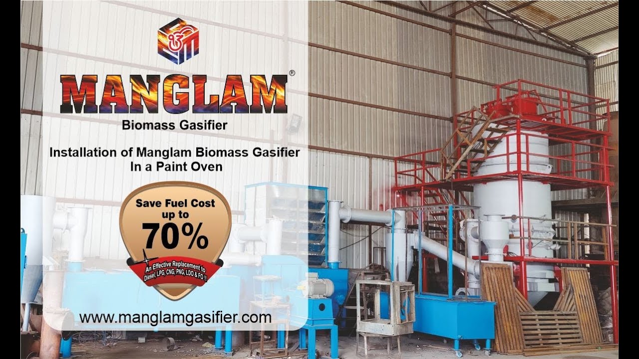 Manglam Biomass Gasifier in Paint Oven - Contact: 9773305671 ...