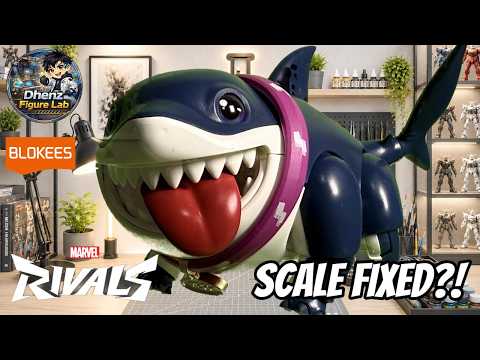 JEFF THE LAND SHARK | Marvel Rivals | Blokees | Champion Class | Model Kit | Full Build & Review