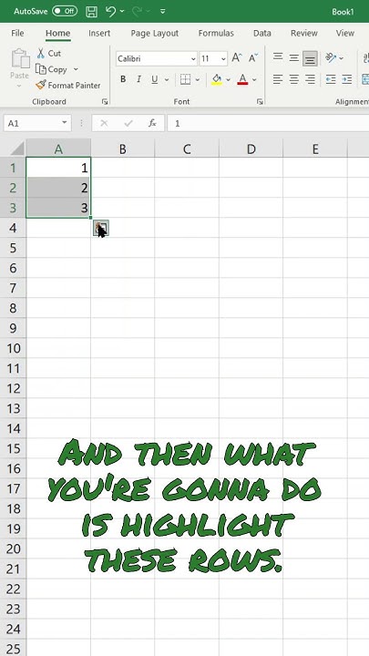 How to Auto Number Rows in Excel - YouTube