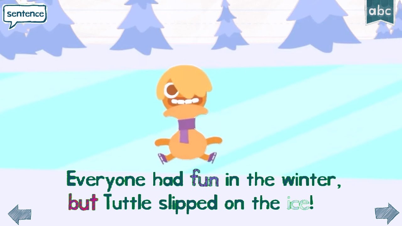 Endless reader “ice” (with text and narration) - YouTube