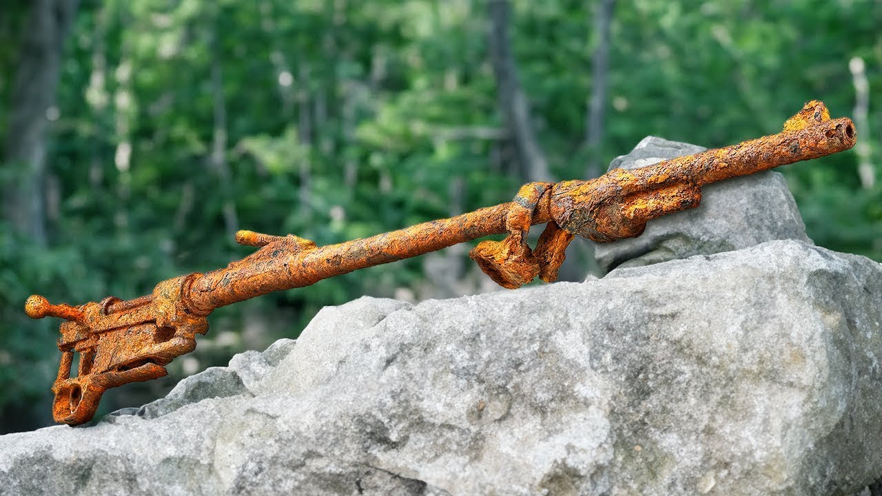 Extremely Rusty Old Rifle VZ.24 Restoration . - YouTube