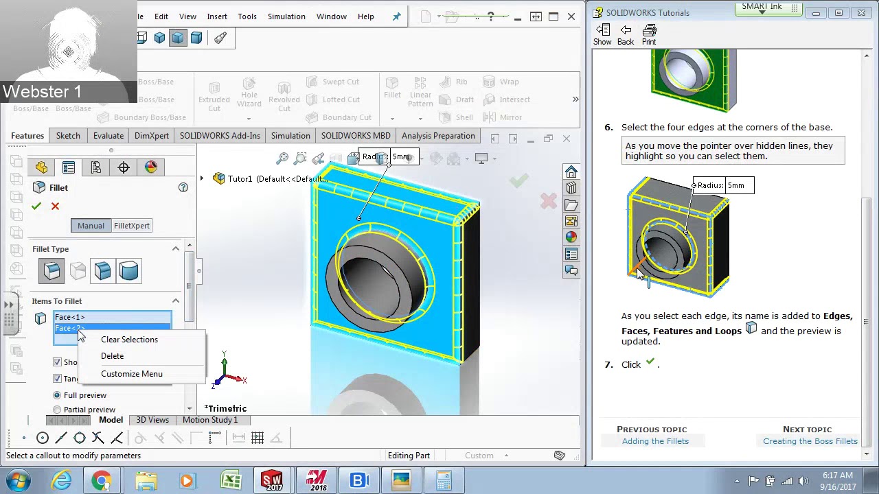 MS Class SolidWorks Tutor1 Lesson - YouTube