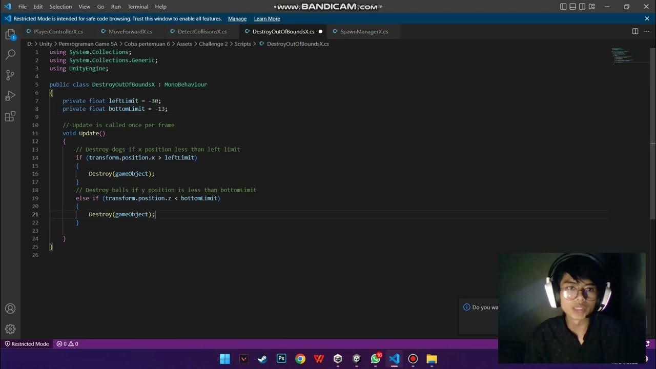 Challenge Pertemuan 6 | Unity Hub - YouTube