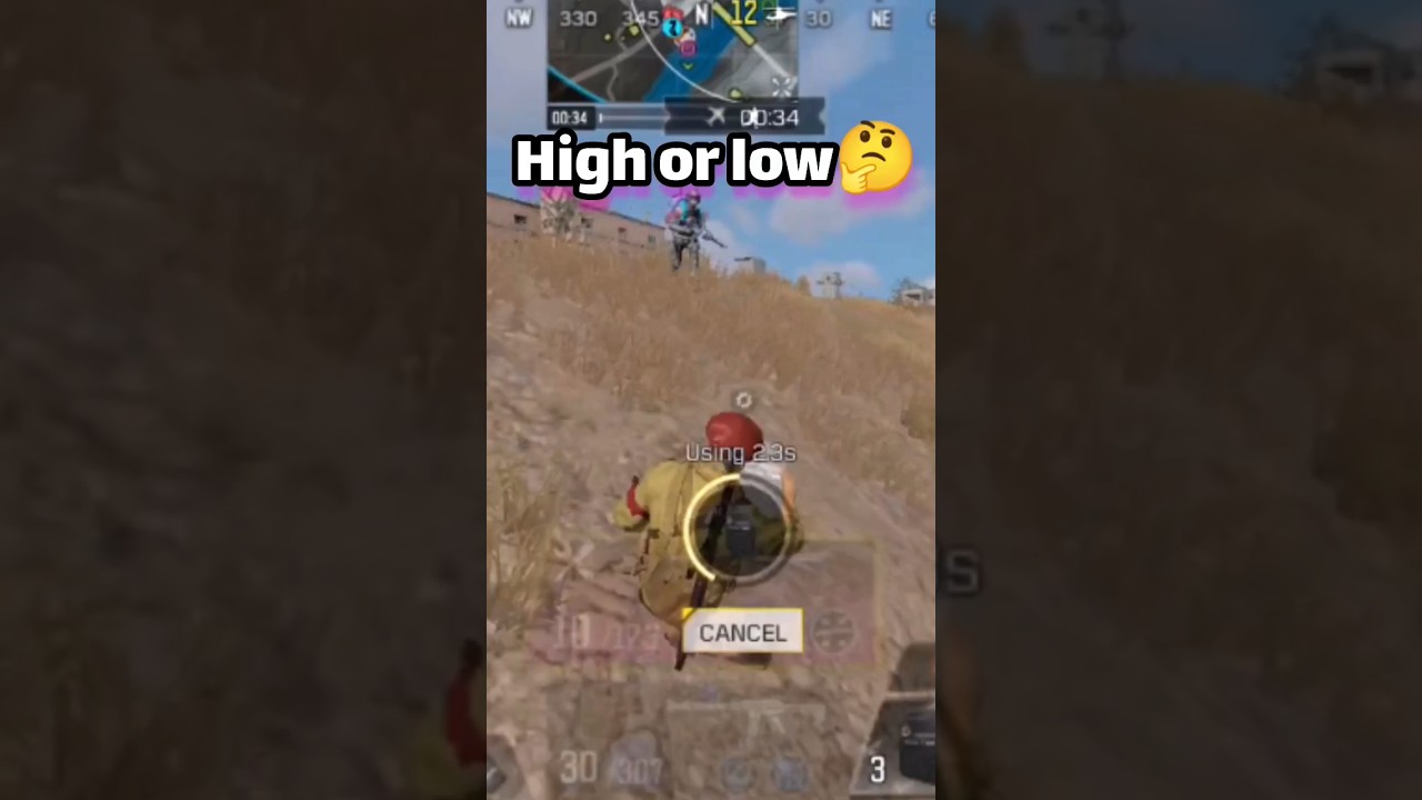 High or Low sensitivity🤔 #callofdutymobile #gaming #cod #codm # ...