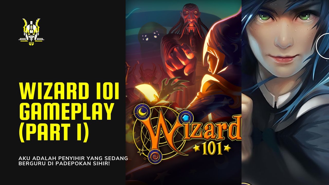 AKU BELAJAR MENJADI PENYIHIR DI SEBUAH PADEPOKAN WIZZARD 101 - YouTube