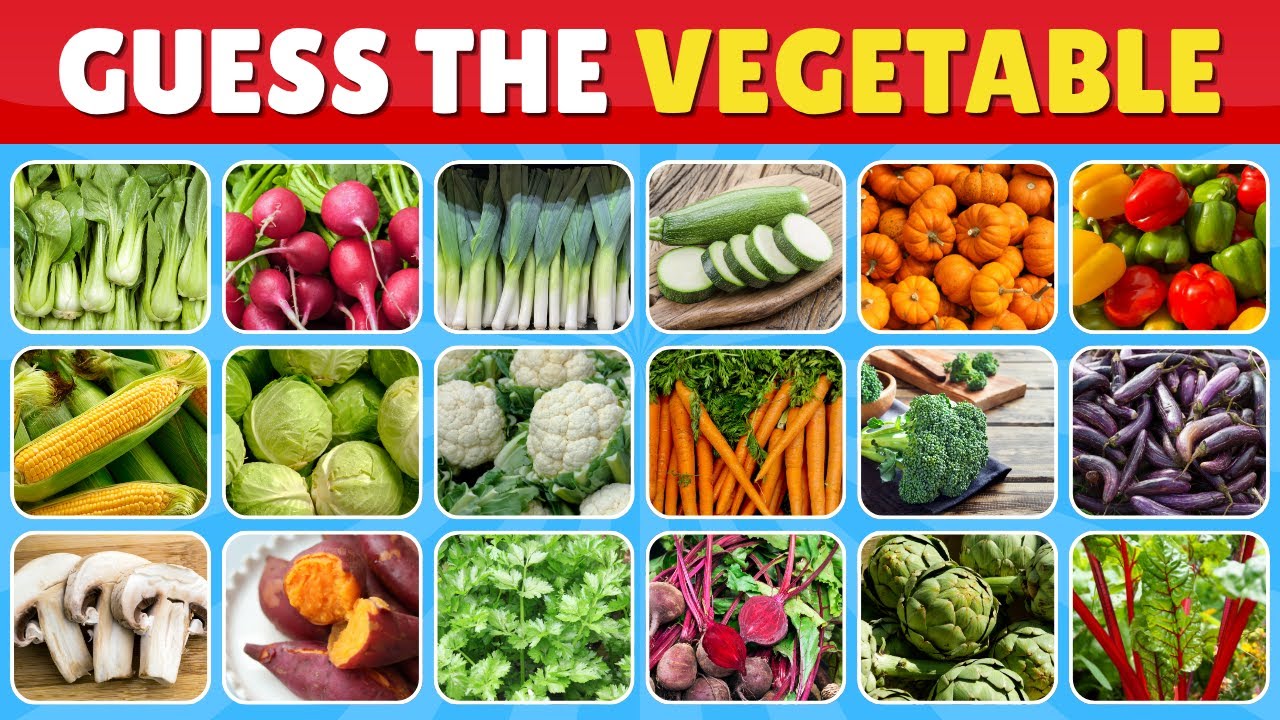 Can You Guess the Vegetable by Picture? | Ultimate Quiz Challenge - YouTube