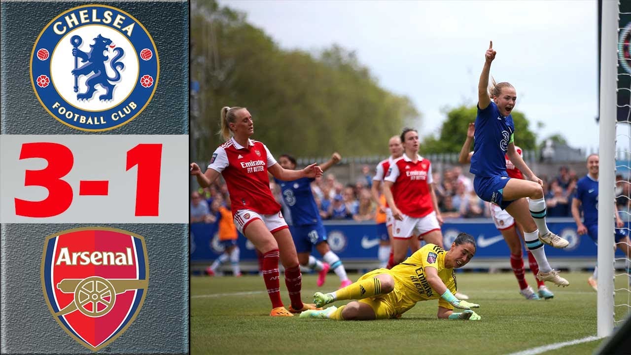 Chelsea vs Arsenal Match Highlights | WSL 23/24 | Chelsea Women vs ...