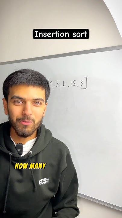 Insertion Sort - GCSE and A Level Computer Science #computerscience #gcse #gcse - YouTube