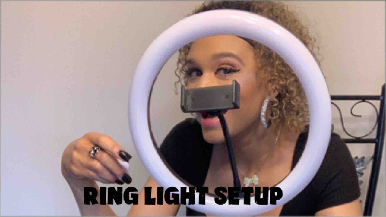 RBG LED RING LIGHT | Unboxing & Set Up (Small Space Friendly !!) - YouTube
