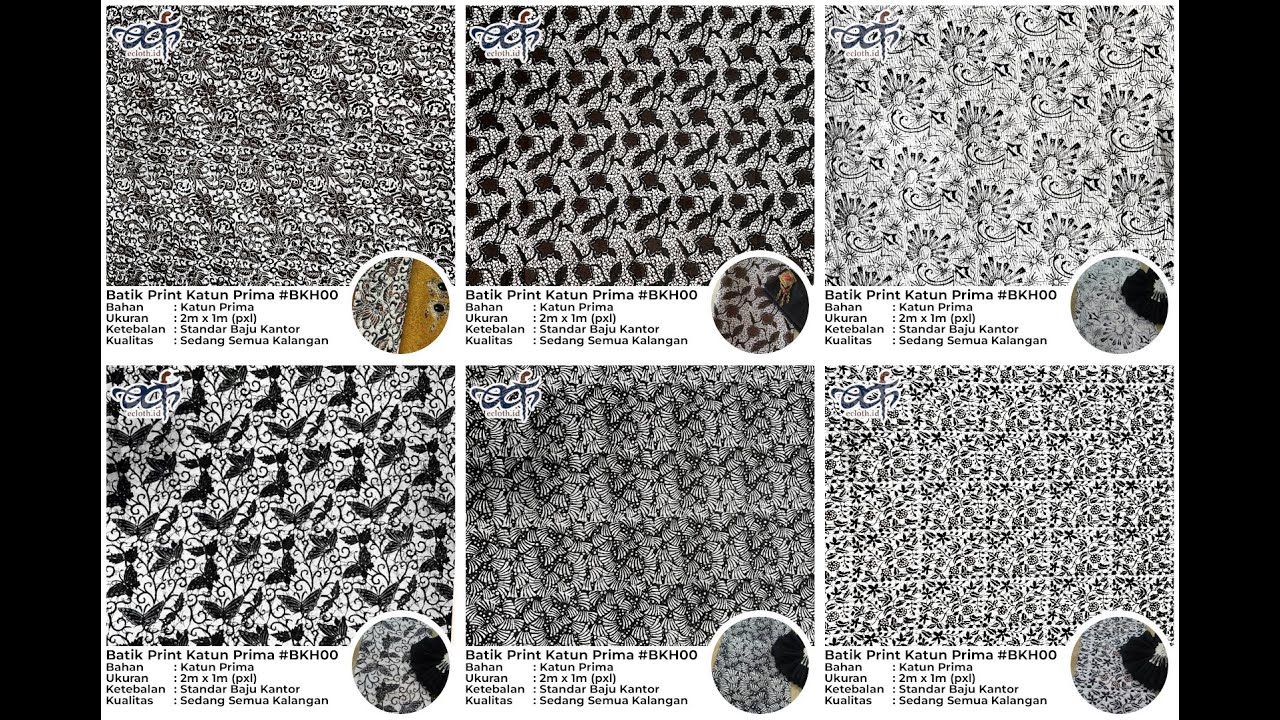 Slide motif batik tema hitam putih - YouTube