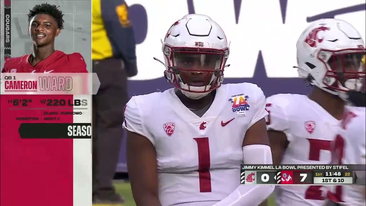 NCAAF 2022 Jimmy Kimmel LA Bowl - Washington State Cougars vs. Fresno State Bulldogs - YouTube