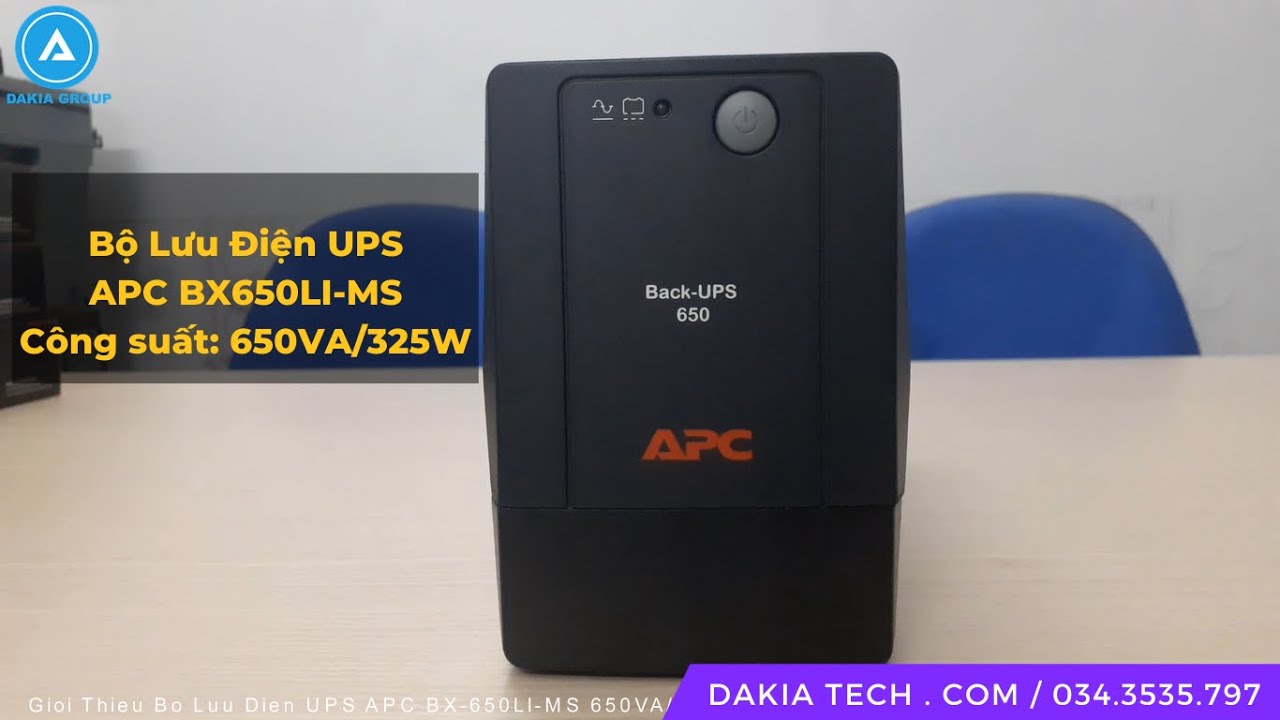 #1 Bộ Lưu Điện UPS APC BX650LI-MS 650VA/325W - Hướng dẫn sử dụng chi ...