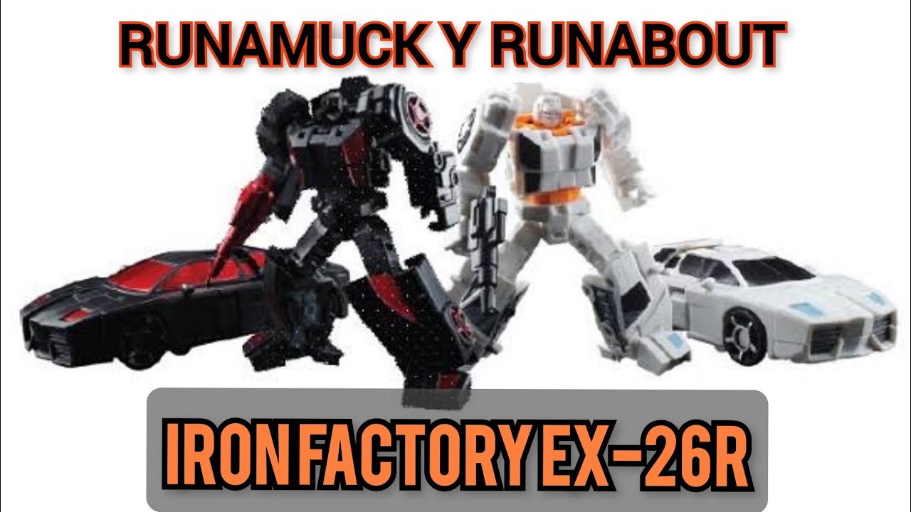 Transformers IRON FACTORY EX-26R: Racing Bros aka RUNAMUCK & RUNABOUT ...