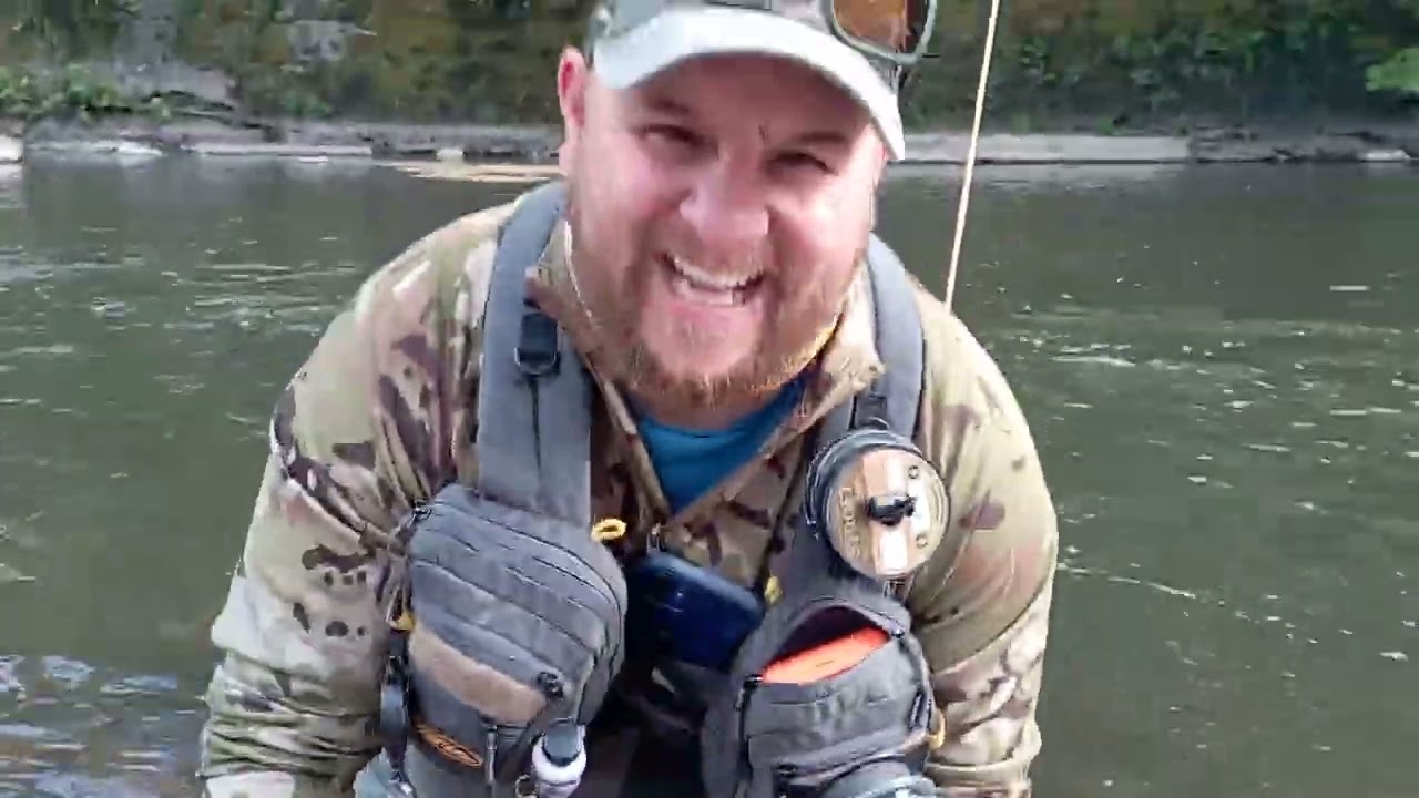 Fly Fishing the River Taff in Wales - YouTube