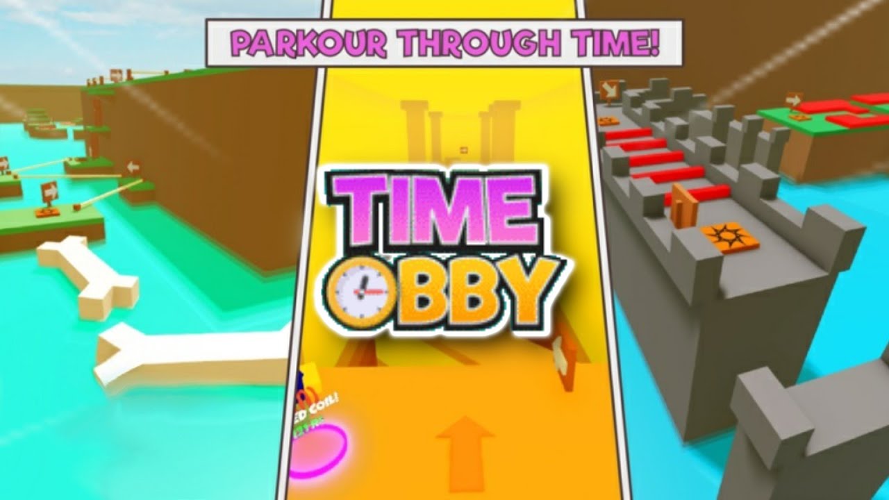 TIME TRAVEL OBBY ⏰ MEGA EASY PARKOUR! Full Walkthrough - YouTube