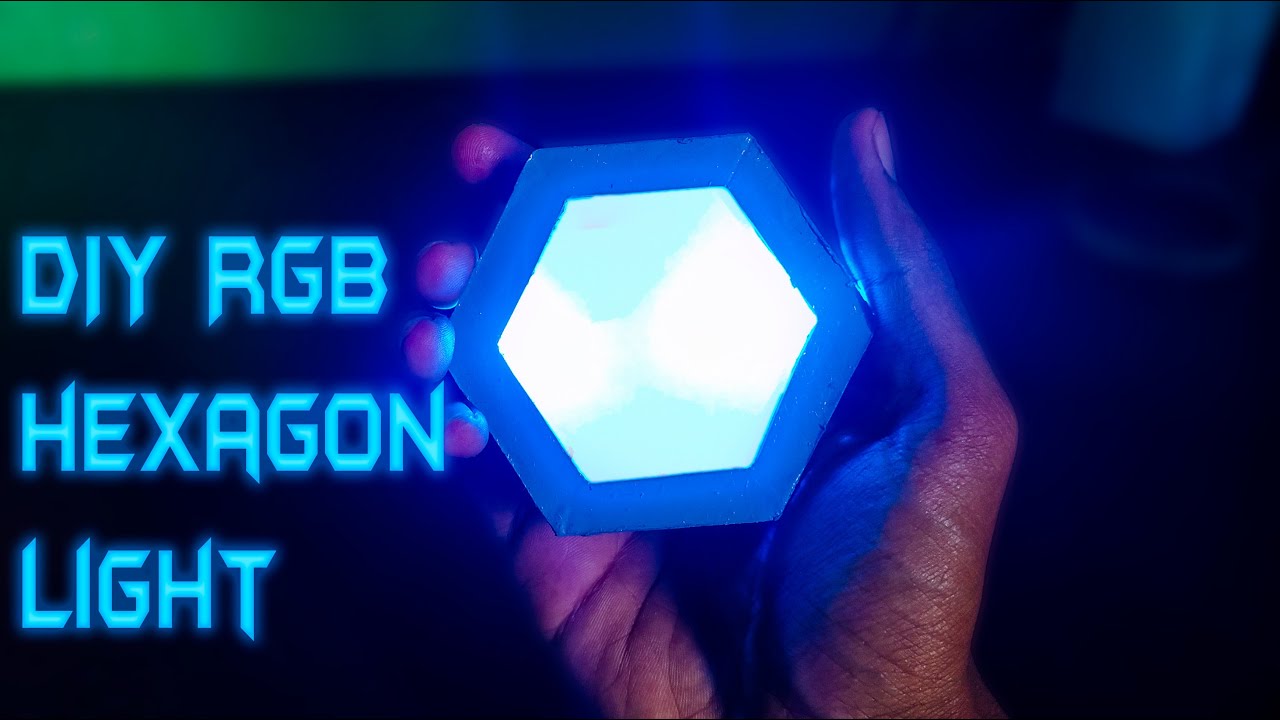 DIY RGB hexagon light || VD Tech Creator - YouTube