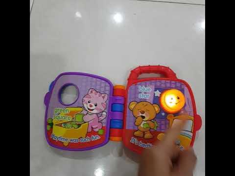 Fisher Price Teddy's Shapes and Colors Book - YouTube