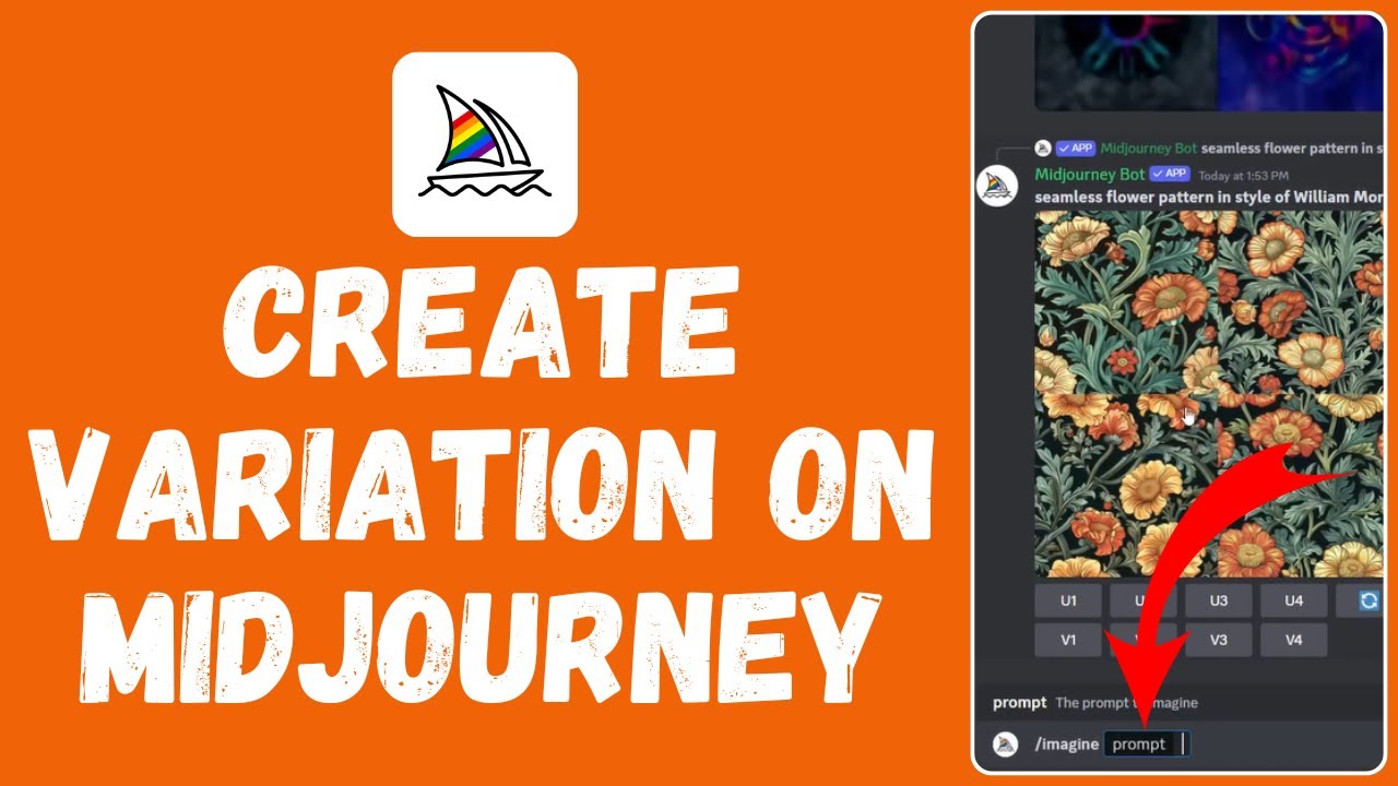 How to Create Variation on Midjourney 2024 | Variation Create on ...