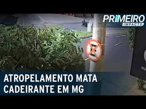 Cadeirante idoso morre depois de ser atropelado | Primeiro Impacto (15/12/20)