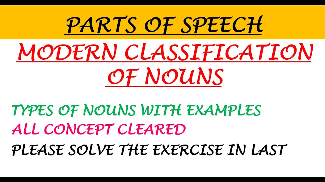 Parts Of Speech Modern Noun Part 3 Modern Classification Of Nouns With parts-of-speech-modern-noun-part-3-modern-classification-of-nouns-with