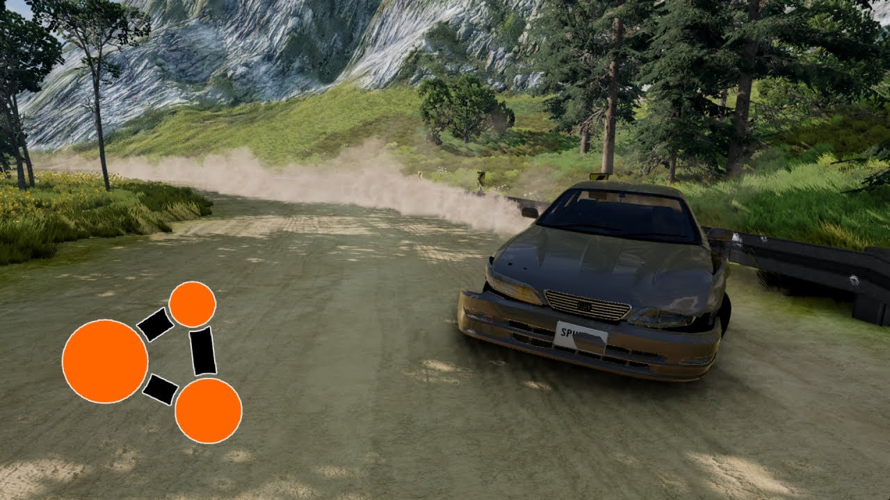 Rally Max Attack & Drifts - BeamNG Drive #3 - MBWR Alps - YouTube