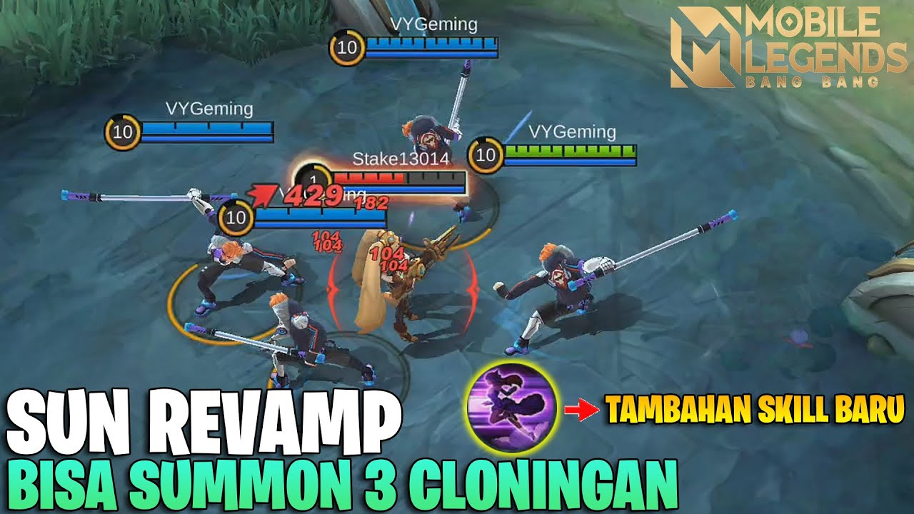 PENJELASAN SUN REVAMP - SKILL NYA JADI 4 DAN BISA SUMMON 3 CLONINGAN ...