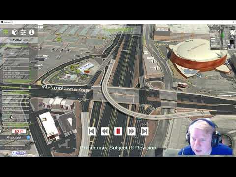 Traffic simulation data visualized in Real-time application - YouTube