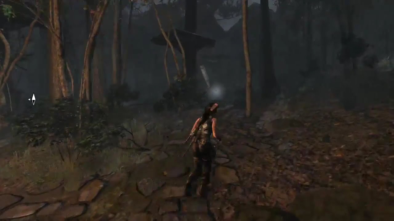Tomb Raider: Definitive Edition - Floating torch (flashlight) - YouTube