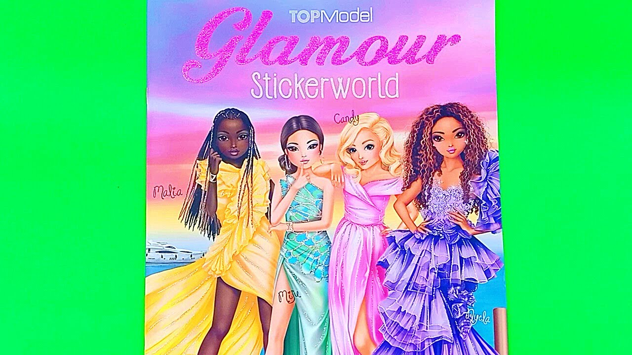 TOP MODEL Sticker World Glamour | hình dán | hinh dan baby | hình dán ...