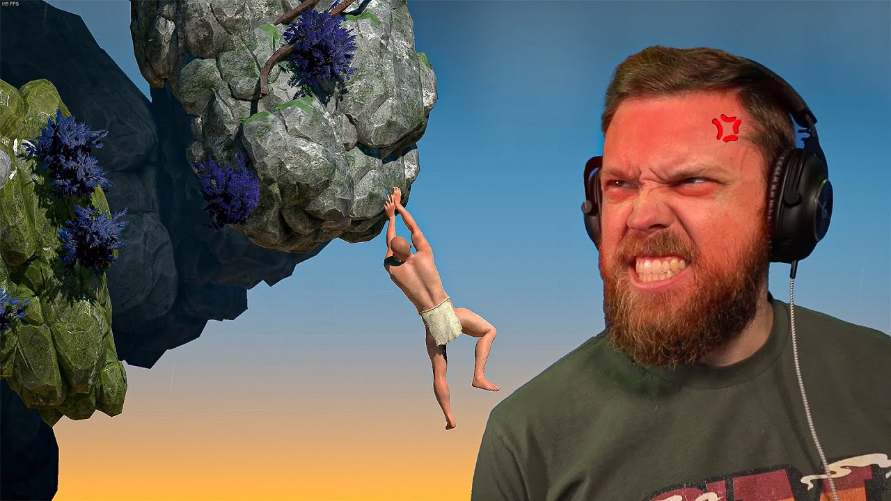 Trying A Difficult Game About Climbing For The First Time - YouTube