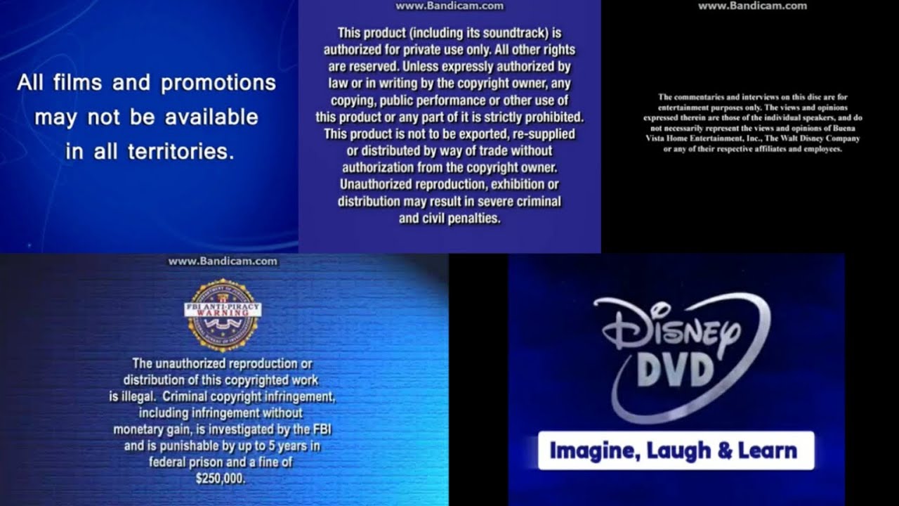 All Films and Promotions / Blue Warning Screen / Commentaries / FBI ...