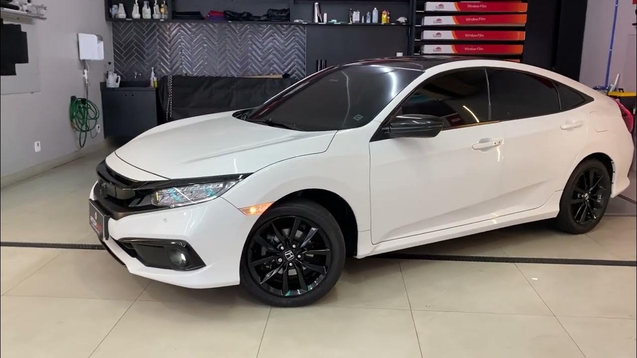 Honda Civic G10 - Chrome delete + Black Piano + Fibra de carbono - ArtsomAuto - YouTube