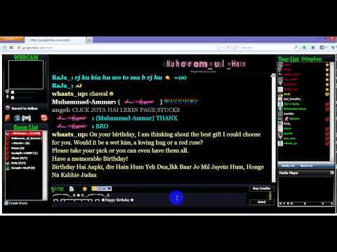 ANGEL BIRTHDAY Googlechats