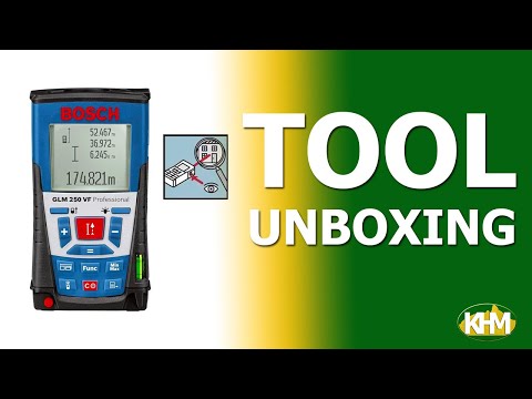 Bosch GLM 250 VF Rangefinder With Viewfinder 250 meters Quick Unboxing