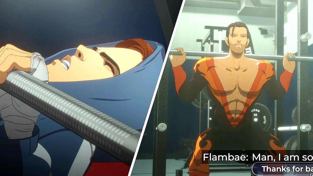 Dispatch -: Team Building Intro 💪| Flambe & Robert Bench Press ...