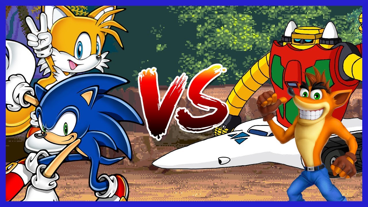Sonic & Tails VS MG-Crash & Getter 3 [M.U.G.E.N] TEA 4K Fight Request ...