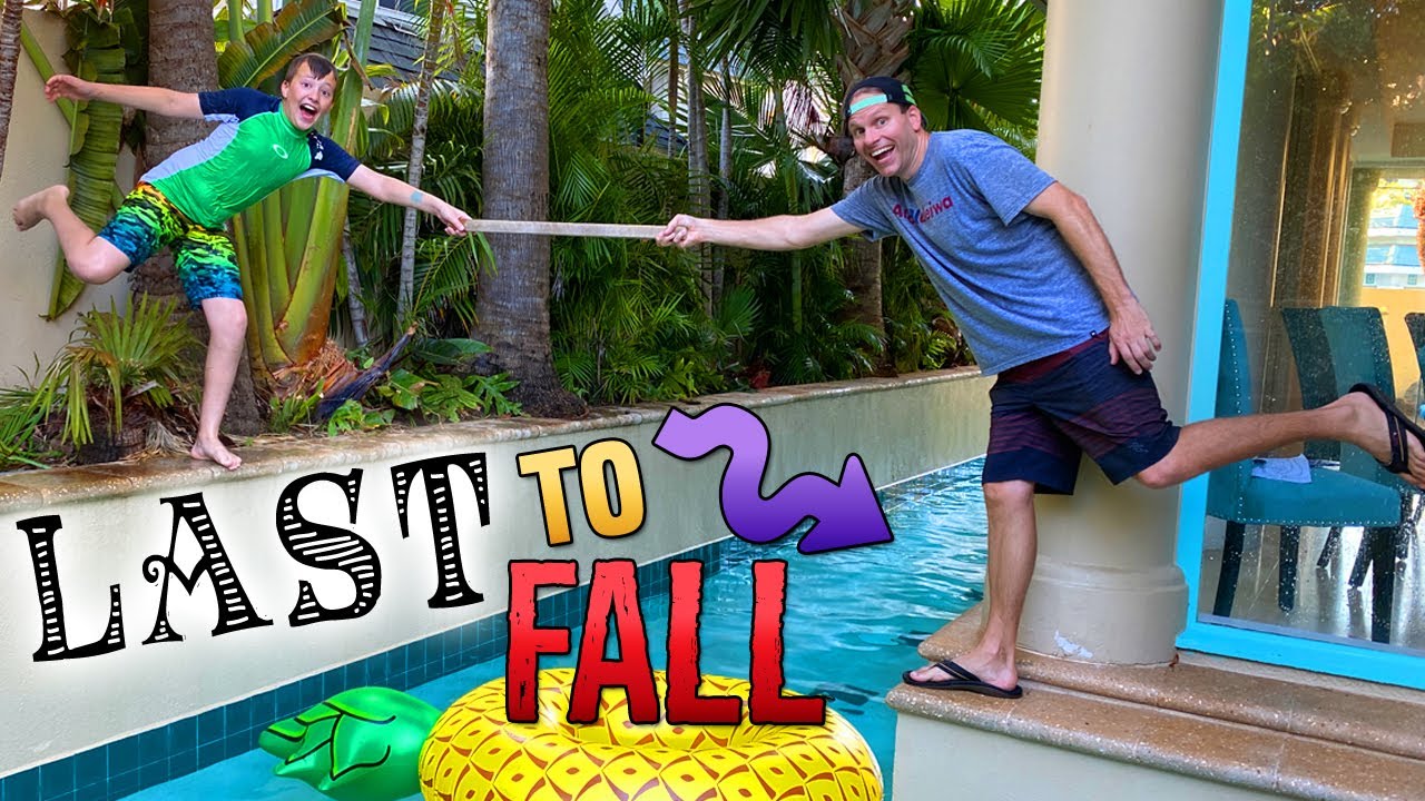 Last to Fall in the POOL WINS $$$ - YouTube