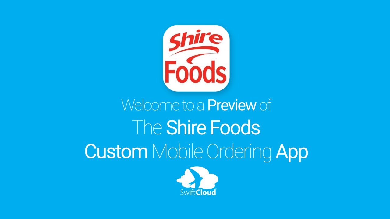 Shire Foods - Mobile App Preview SHI392W - YouTube