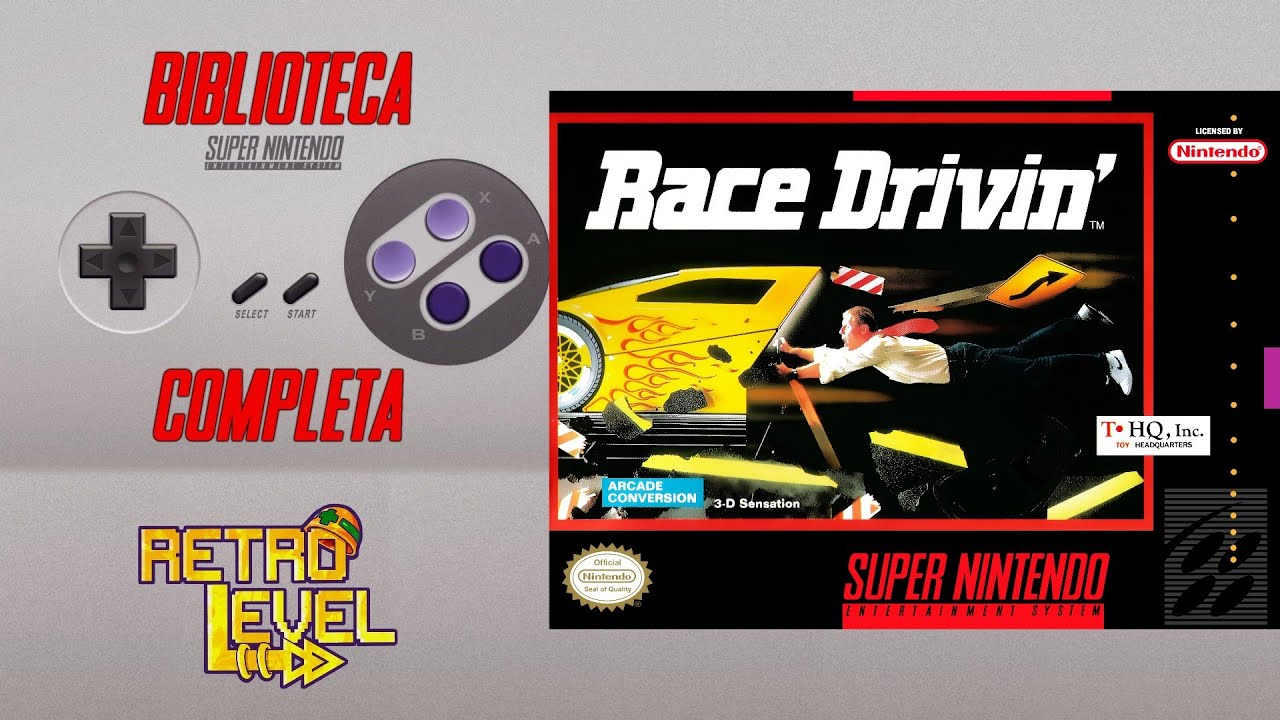Race Drivin' - Biblioteca COMPLETA do Super Nintendo #1075 - YouTube