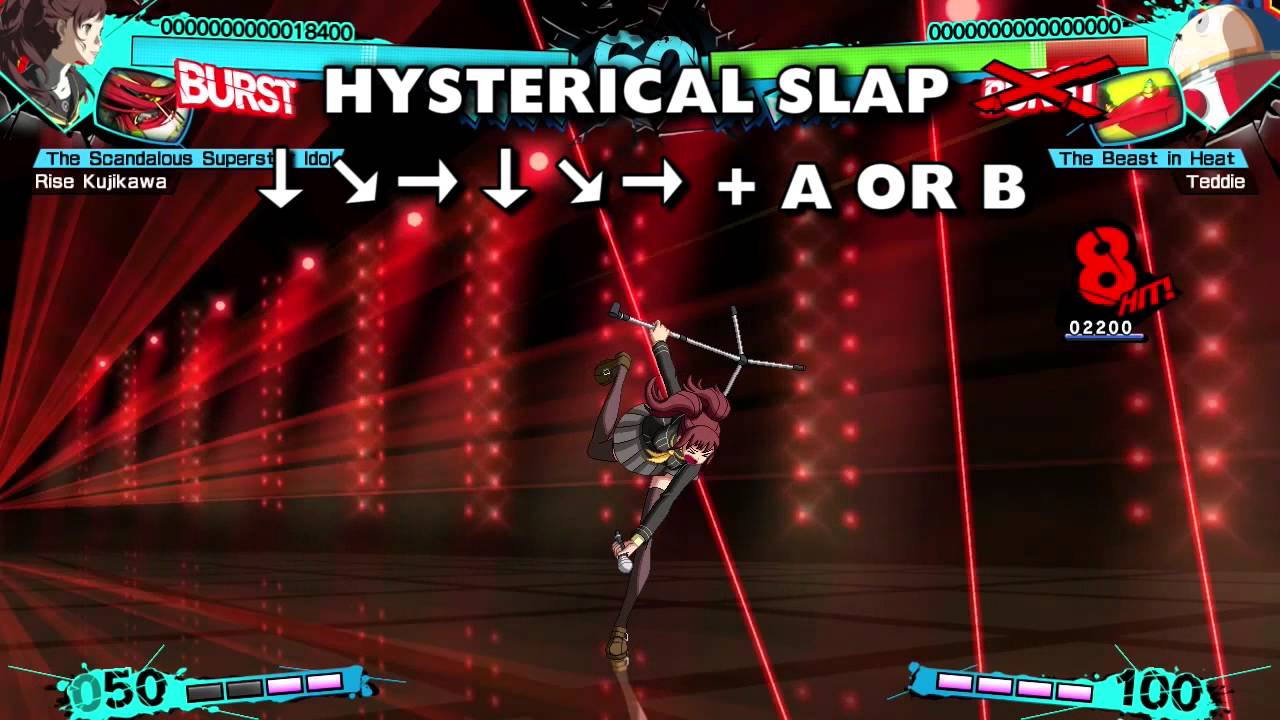 Persona 4 Arena Ultimax: Rise Moves - YouTube
