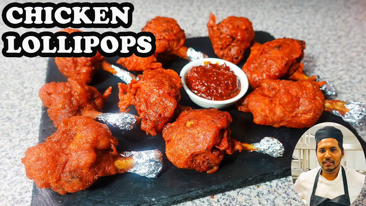 Chicken Lollipop with Homemade Schezwan Sauce Recipe | Indo Chinese ...