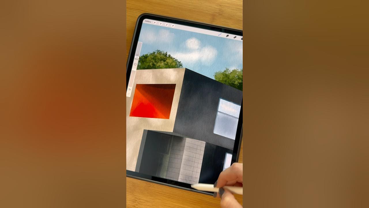 Procreate Building Tutorial #procreatetutorials #procreate - YouTube