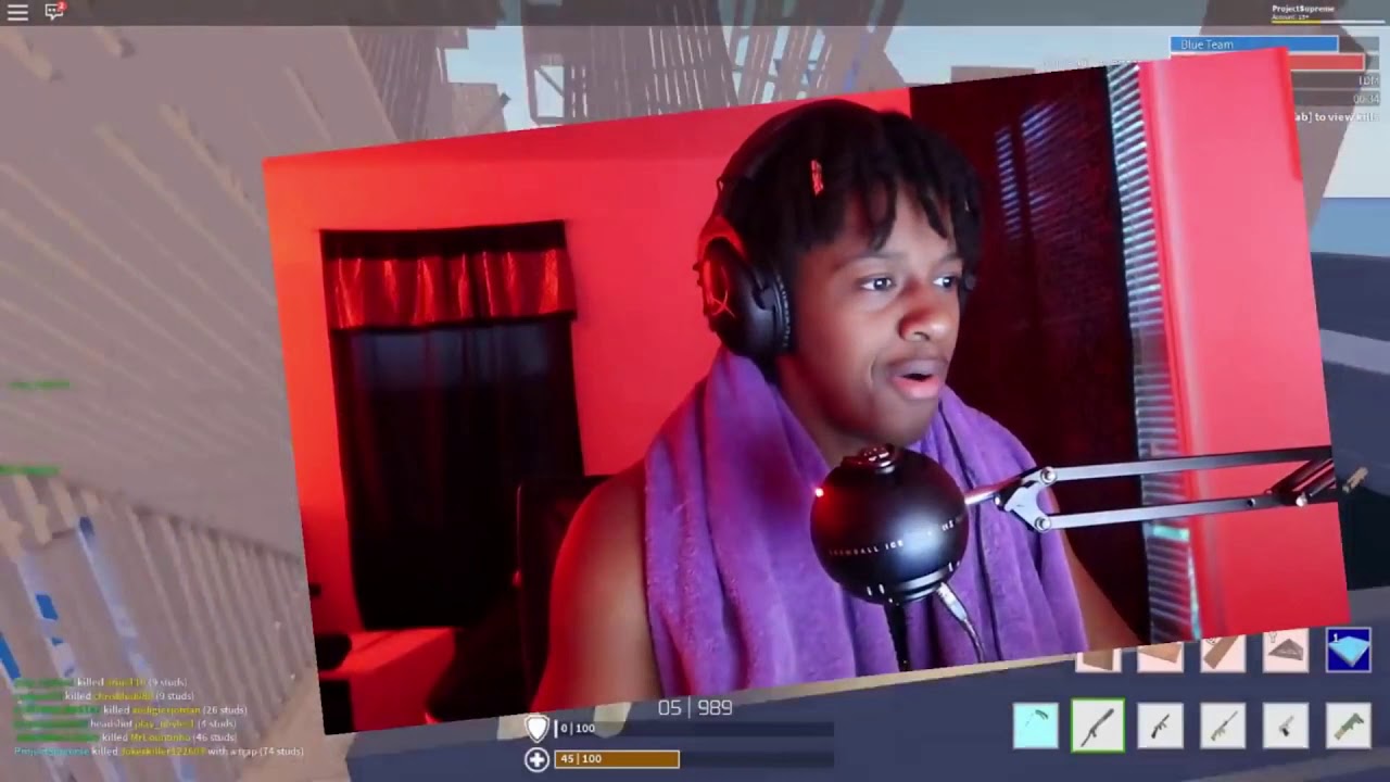 ProjectSupreme Sweating At Strucid For 10 Minutes - YouTube