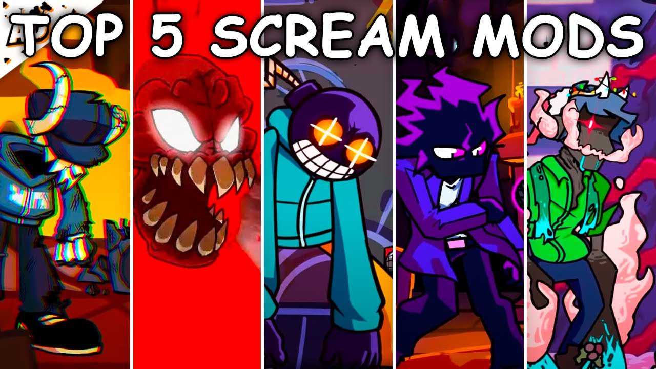 Top 5 Scream Mods - Friday Night Funkin’ - YouTube