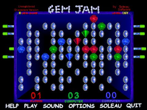 Old Windows game - Gem Jem (1999) - YouTube