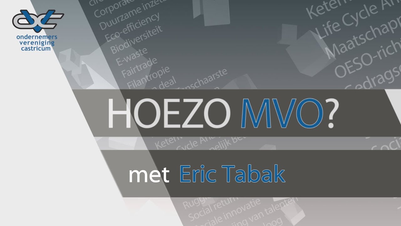 MVO Eric Tabak - YouTube